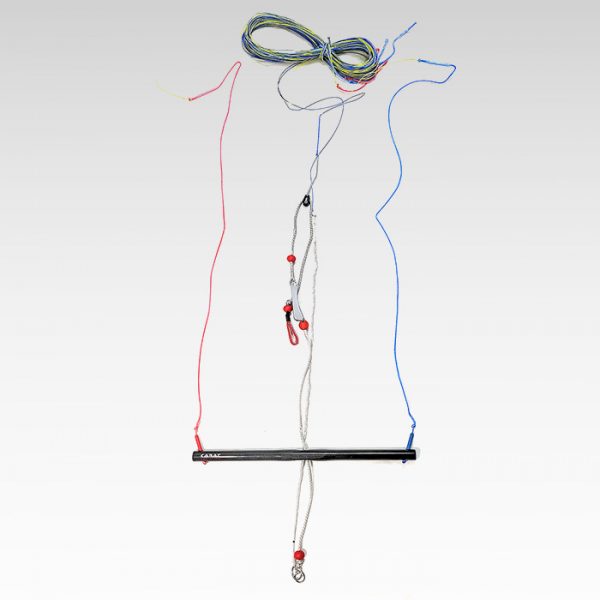 Kite bar with trim system and lines | Karat Creation | Kite control bar